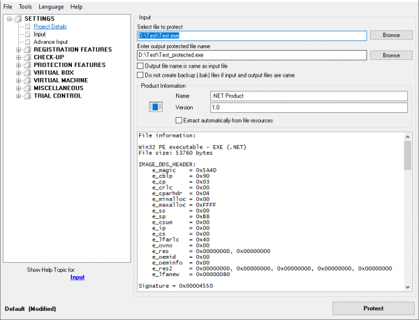 Strong Protection of .NET applications with Enigma Protector